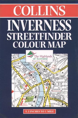 Collins Inverness Streetfinder Colour Map | Waterstones