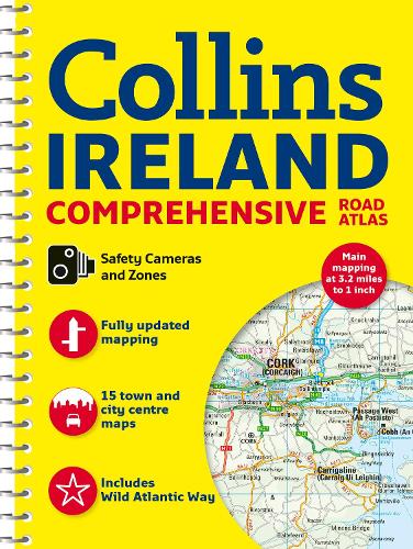 Comprehensive Road Atlas Ireland by Collins Maps | Waterstones