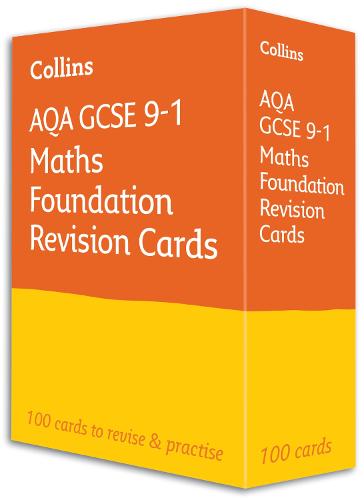 AQA GCSE 9-1 Maths Foundation Revision Cards by Collins GCSE | Waterstones
