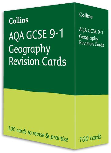 AQA GCSE 9-1 Geography Revision Cards by Collins GCSE | Waterstones