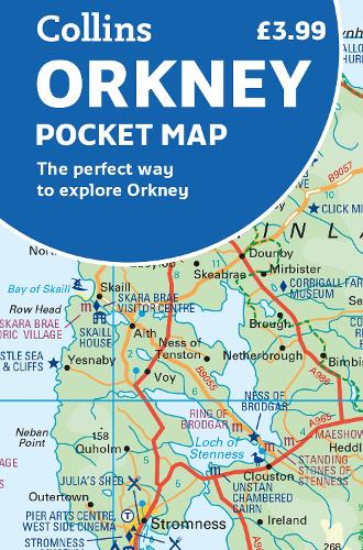 Orkney Pocket Map by Collins Maps | Waterstones