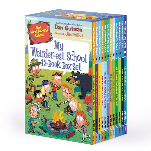 My Weirder-est School 12-Book Box Set by Dan Gutman, Jim Paillot ...