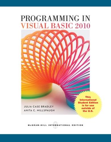 Programming in Visual Basic 2010 by Julia Case Bradley, Anita ...