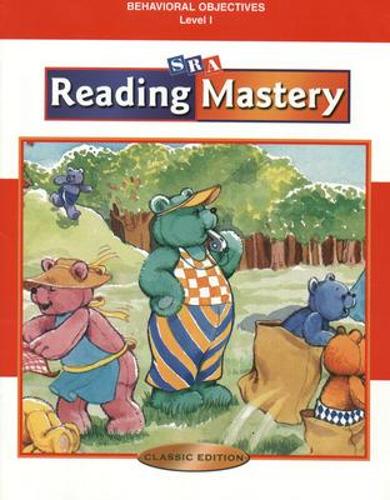 Reading Mastery Classic Level 1, Behavioral Objectives by McGraw Hill ...