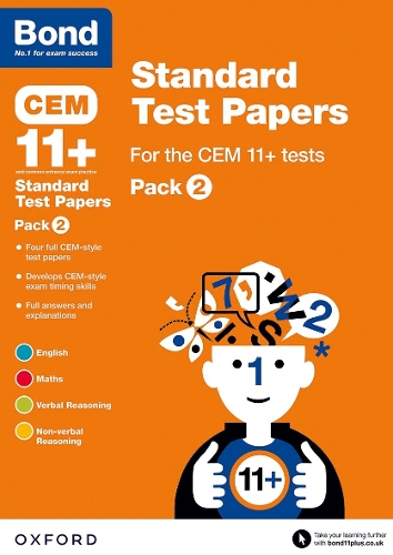 CEM: Bond 11+ Standard Test Papers: Ready for the 2025 Cambridge Select ...