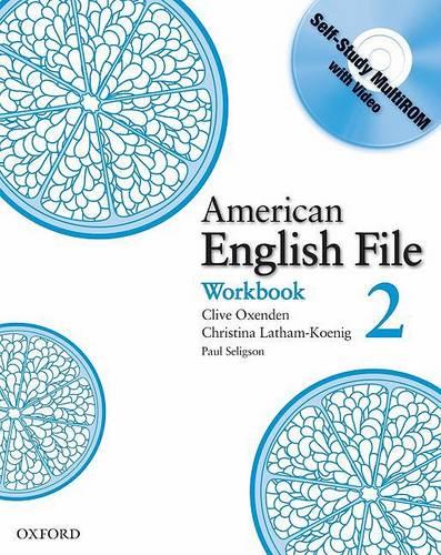 American English File Level 2: Workbook with Multi-ROM Pack by Clive ...