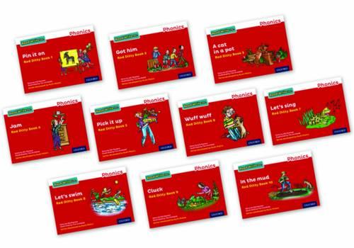 Read Write Inc. Phonics: Red Ditty books (Mixed Pack of 10) by Gill ...