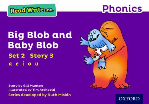 Read Write Inc. Phonics: Big Blob and Baby Blob (Purple Set 2 Storybook 3) by Gill Munton, Tim ...