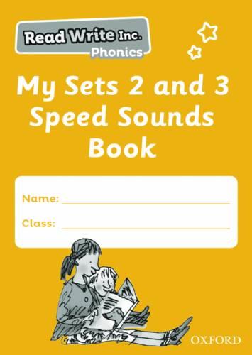 Read Write Inc. Phonics: My Sets 2 and 3 Speed Sounds Book (Pack of 5 ...