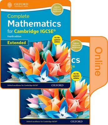 Complete Mathematics for Cambridge IGCSE ® Online & Print Student Book Pack (Extended) by David ...