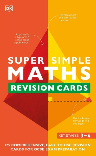 Super Simple Maths Revision Cards Key Stages 3 and 4 by DK | Waterstones