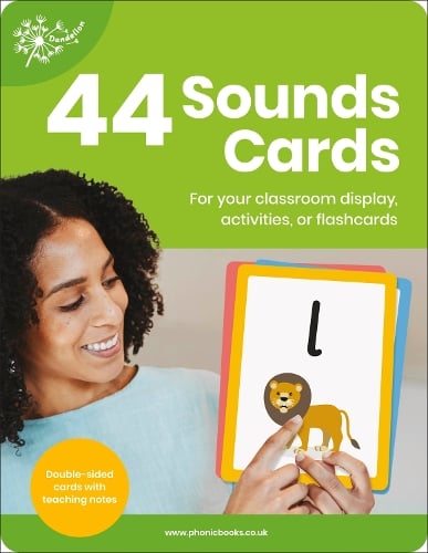 Phonic Books Dandelion 44 Sounds Cards by Phonic Books | Waterstones