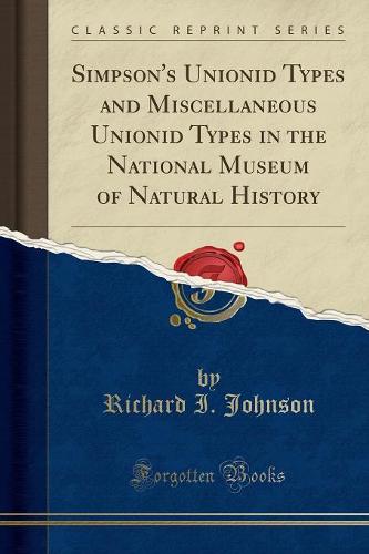 Simpson's Unionid Types and Miscellaneous Unionid Types in the National ...