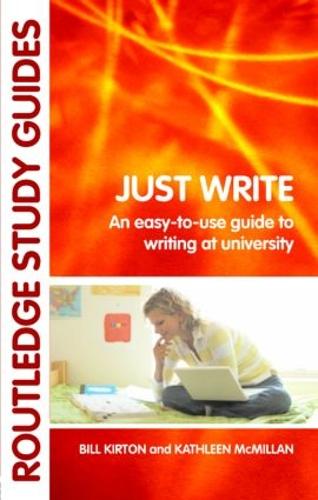 Just Write by Bill Kirton, Kathleen M McMillan | Waterstones
