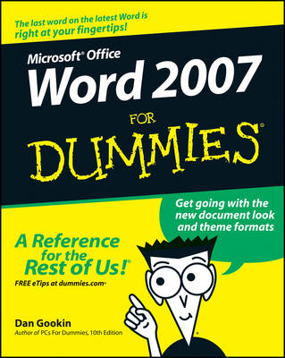 Word 2007 For Dummies by Dan Gookin | Waterstones