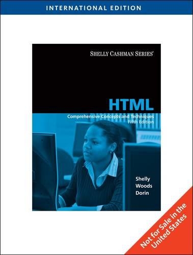 HTML by Gary B. Shelly, Denise M. Woods | Waterstones