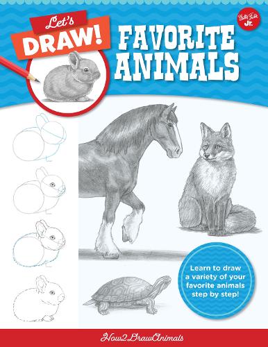 Let's Draw Favorite Animals Volume 3 by How2DrawAnimals | Waterstones