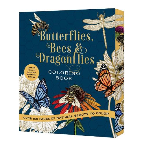 Butterflies, Bees & Dragonflies Coloring Book by Editors of Chartwell ...