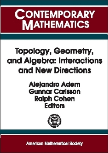 Topology, Geometry and Algebra by American Mathematical Society ...
