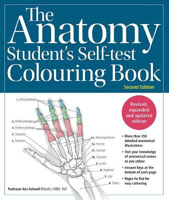 The Anatomy Student's Self-Test Colouring Book by Prof. Ken Ashwell ...
