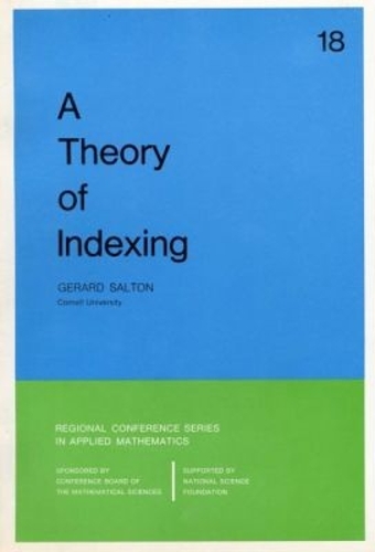 A Theory of Indexing by Gerard Salton | Waterstones