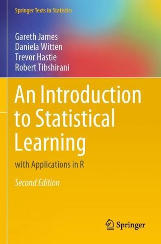 An Introduction to Statistical Learning by Gareth James, Daniela Witten ...