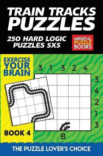 Train Tracks Puzzles by Mindful Puzzle Books | Waterstones