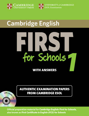 Cambridge English First for Schools 1 Self-study Pack (student's Book ...