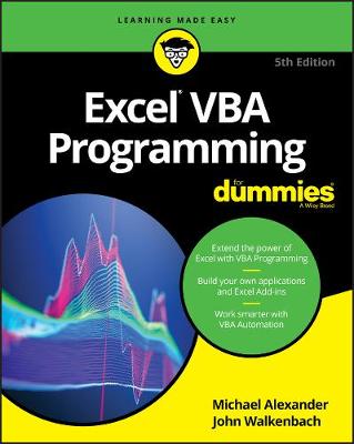 Excel VBA Programming For Dummies by Michael Alexander, John Walkenbach ...