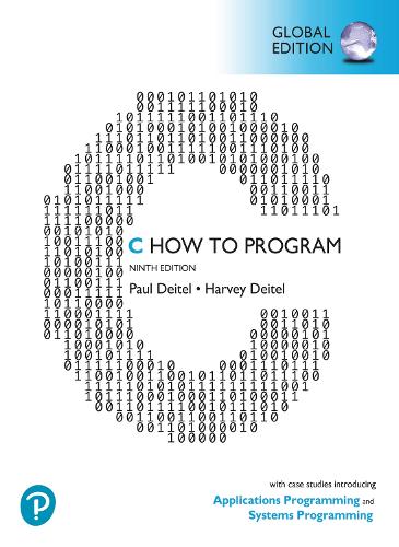 C How to Program: With Case Studies in Applications and Systems ...