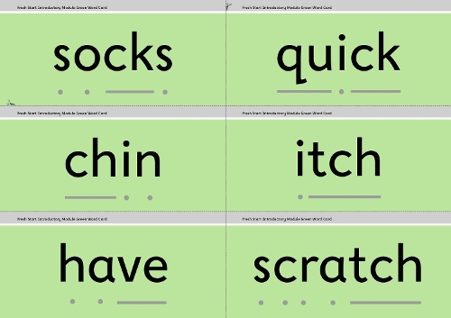 Read Write Inc. Fresh Start: 2024 Module Green Word Cards by Ruth ...