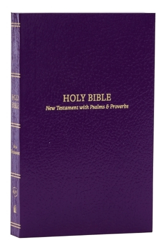 KJV Holy Bible: Pocket New Testament with Psalms and Proverbs, Purple ...