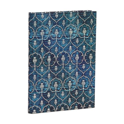 Blue Velvet Midi Lined Journal (Elastic Band Closure) by Paperblanks ...