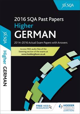 Higher German 2016-17 SQA Past Papers with Answers by Sqa | Waterstones