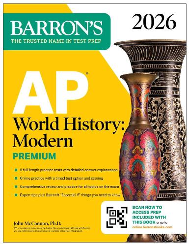 AP World History: Modern Premium, 2026: Prep Book With 5 Practice Tests ...
