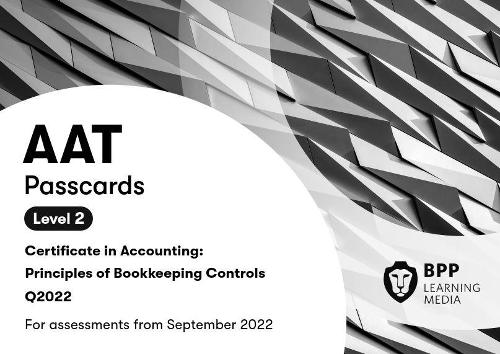 AAT Principles of Bookkeeping Controls by BPP Learning Media | Waterstones