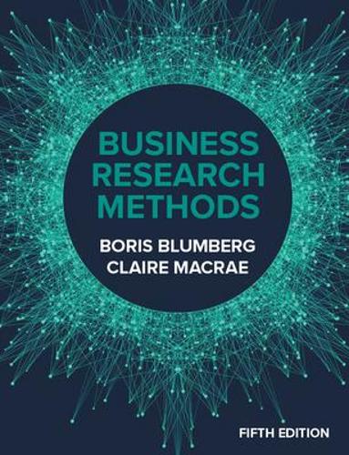 Business Research Methods 5e by Boris Blumberg, Claire MacRae | Waterstones