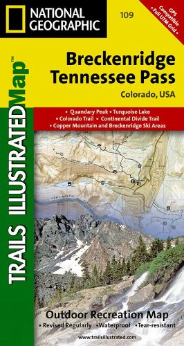 Breckenridge/tennessee Pass by National Geographic Maps | Waterstones