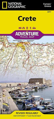 Crete Map (Greece) by Nat Geo Maps | Waterstones