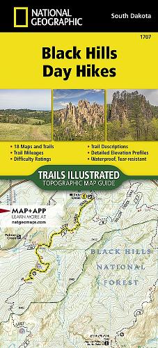 Black Hills Day Hikes Map by National Geographic Maps | Waterstones