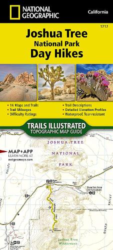Joshua Tree National Park Day Hikes Map by National Geographic Maps ...