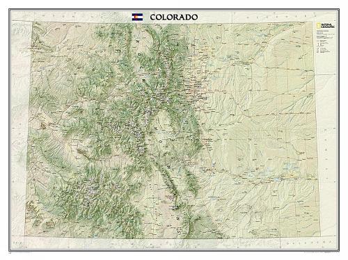 Colorado Flat by National Geographic Maps | Waterstones