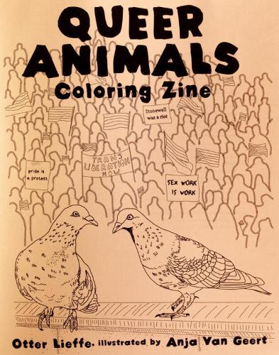 Queer Animals Coloring Book by Otter Lieffe, Anja Van Geert | Waterstones
