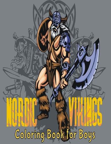 Nordic Vikings Coloring Book for Boys by Buzzed Books | Waterstones