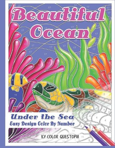 Beautiful Ocean Under the Sea Easy Design Color by Number by Color ...