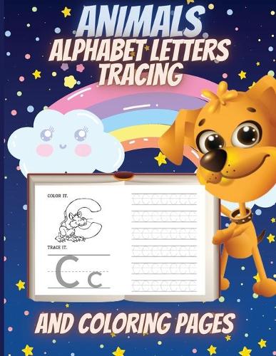 Animals Alphabet Letters Tracing And Coloring Pages by Elena Sharp ...