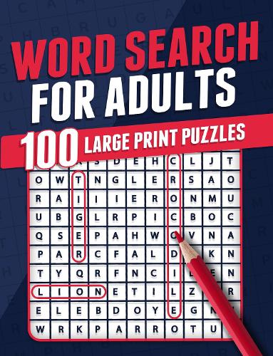 Word Search For Adults | 100 Large Print Puzzles by RR Publishing ...