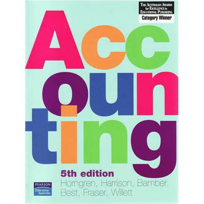 Accounting with MyAccountingLab by Charles T. Horngren, Walter T ...