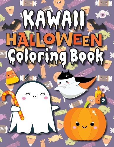 Kawaii Halloween Coloring Book by Engage Books (Activities) | Waterstones