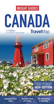 Insight Guides Travel Map Canada by APA Publications Limited | Waterstones